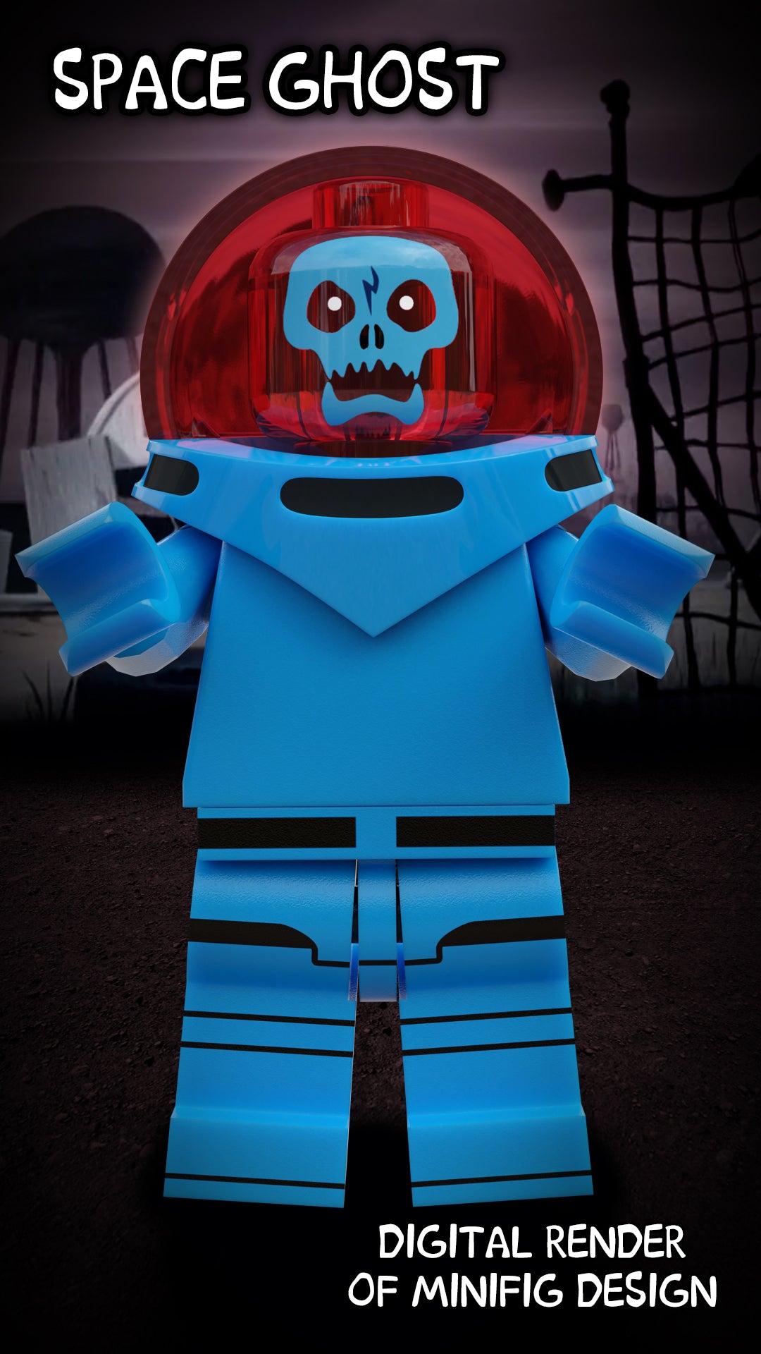 Preorder Mysteries Inc. - Space Ghost Custom Minifigure – CutTheKragle